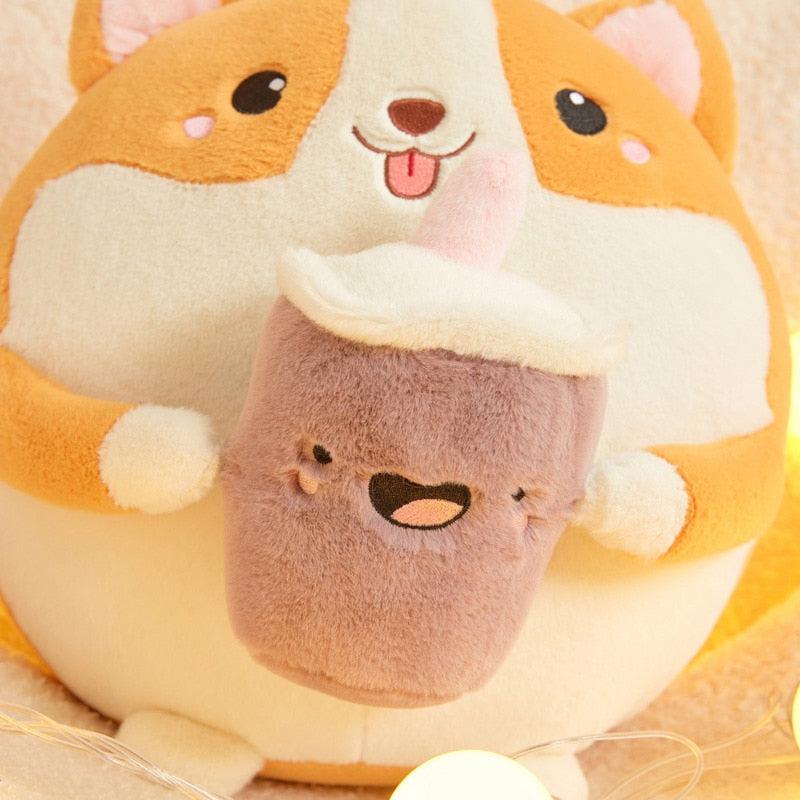 Chonky Boba Corgi Plush – Comfy Morning