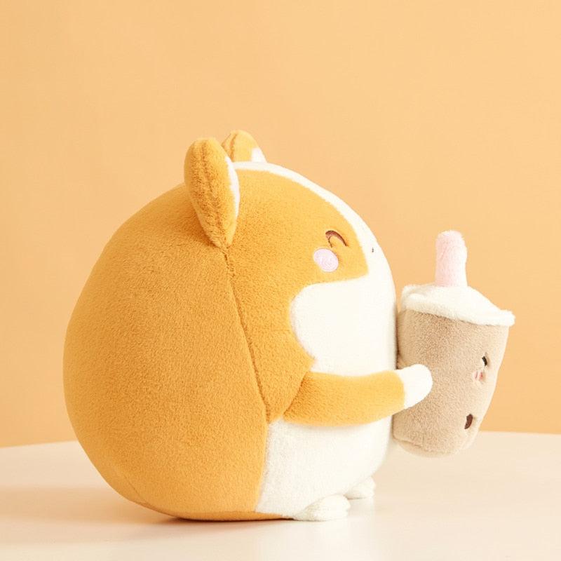 Chonky Boba Corgi Plush – Comfy Morning