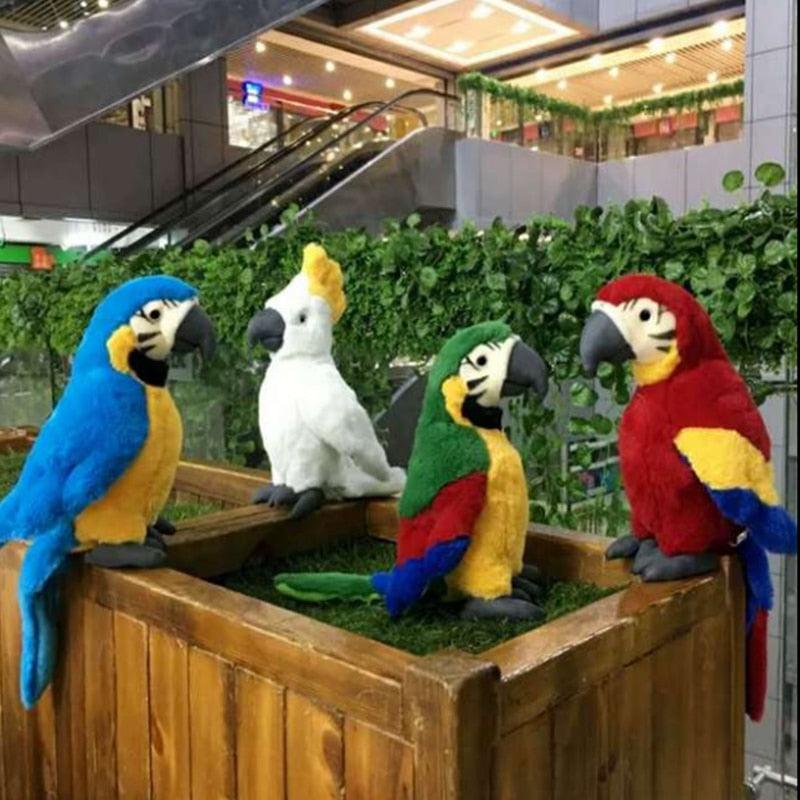 Realistic Parrot Plush – Comfy Morning