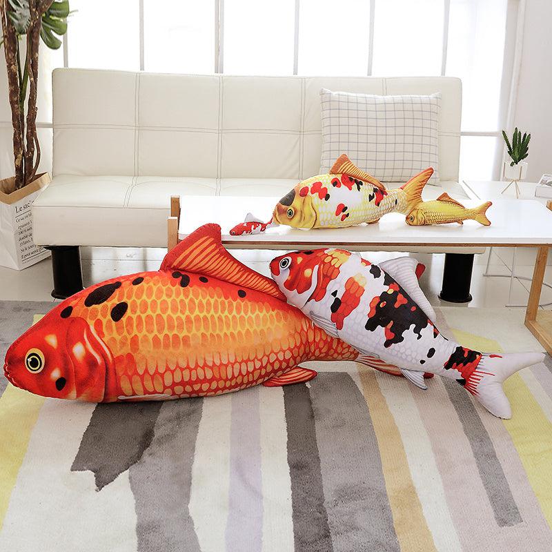 Giant Realistic Fish Plush – Comfy Morning
